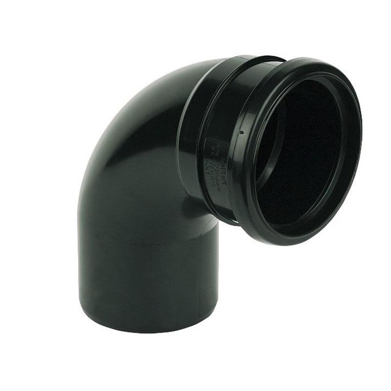110mm Round Downpipe 92.5Deg Bend SP161