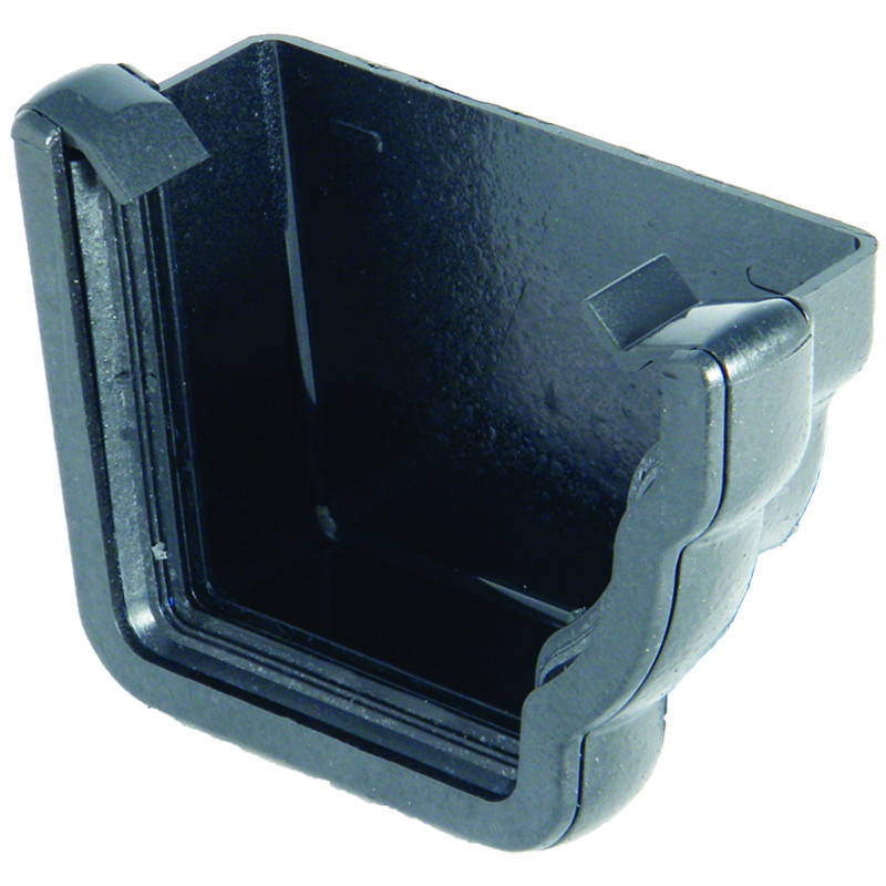 110mm Niagara Ogee Cast Iron Style External Stop End R/H REN2